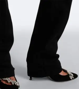 Balenciaga High-rise Straight Jeans - Black