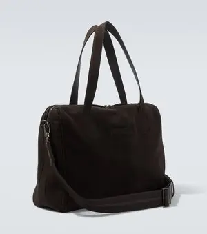 Zegna Leather Duffle Bag