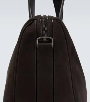 Zegna Leather Duffle Bag