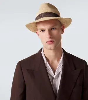 Borsalino Federico Straw Panama Hat - Beige