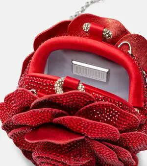 Judith Leiber Soft Rose Belle Crystal Clutch
