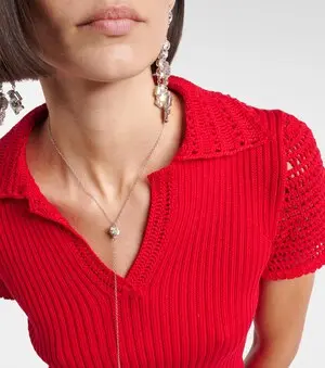 Magda Butrym Floral Pendant Necklace