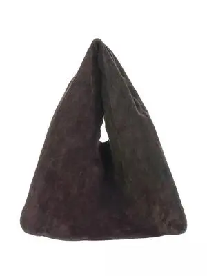THE ROW Bindle Small Suede Shoulder Bag - Brown
