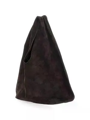 THE ROW Bindle Small Suede Shoulder Bag