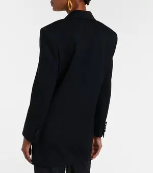 Saint Laurent Double-breasted Oversized Wool Blazer