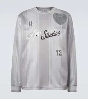 Acne Studios Logo Striped T-shirt