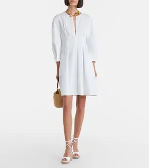 AQUAZZURA Carina Leather Espadrille Wedges - White