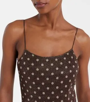 Oseree Lumière Polka Dot Swimsuit