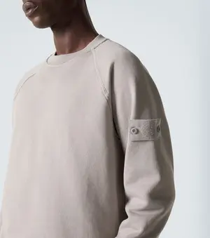 Stone Island Compass Cotton Jersey Sweatshirt - Grey