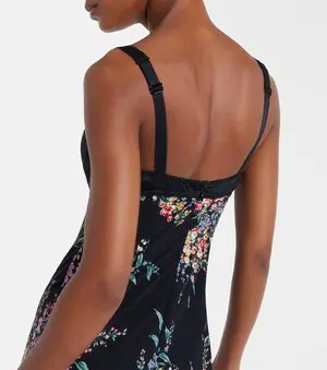 Dolce & Gabbana Floral Silk-blend Charmeuse Maxi Dress