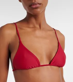 Jade Swim Via Bikini Top - Red