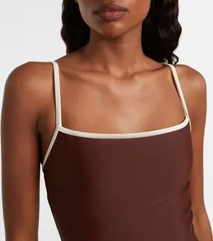 Jade Swim Layla One Piece Swimsuit - Brown