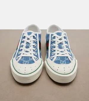 Gucci Tennis 1977 Gg Denim Sneakers