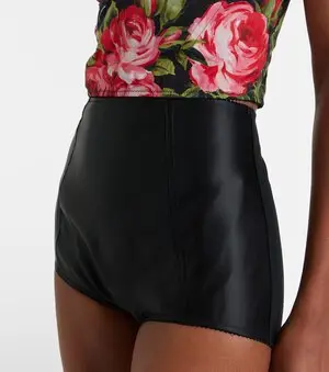 Dolce & Gabbana Satin Micro Shorts