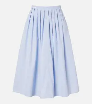 Proenza Schouler Austin Midi Skirt - Blue