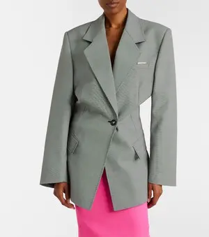 Attico Wool-blend Blazer