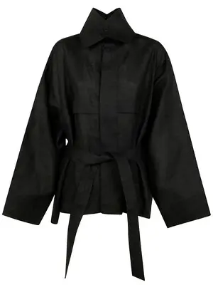 Issey Miyake Hempen Jacket - Black