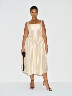 REFORMATION Janu Midi Dress - Ivory