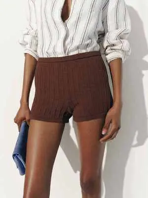 REFORMATION Darla Cotton Micro Short