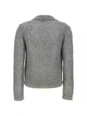 KANGRA Sequin Mesh Blazer