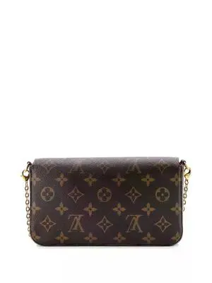 LOUIS VUITTON Felicie Pochette Monogram Canvas - Brown