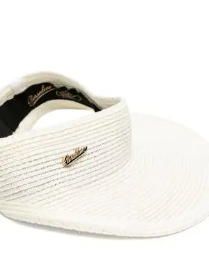 Borsalino Jasmine Visor - White