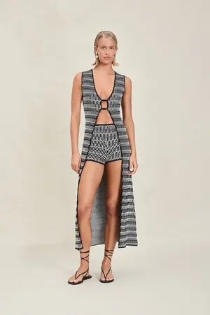 Devon Windsor Garcelle Robe - Gray