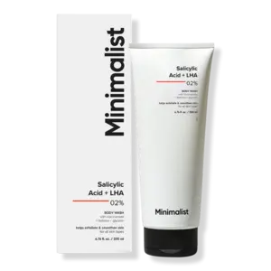 MINIMALIST Salicylic Acid + Lha 2% Body Wash For Acne, Keratosis Pilaris, Uneven, Rough & Bumpy Skin