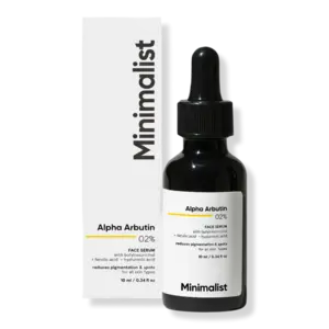 MINIMALIST Alpha Arbutin 02% Face Serum For Hyperpigmentation, Dark Spots & Acne Marks - One-color