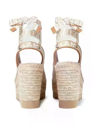 Stella McCartney Gaia Slingback Wedge Espadrilles
