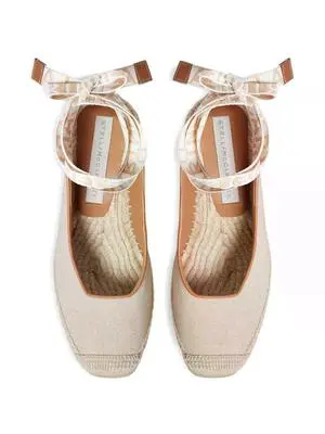 Stella McCartney Gaia Slingback Wedge Espadrilles