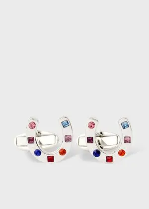 Paul Smith Lucky Horseshoe' Cufflinks - Multicolour