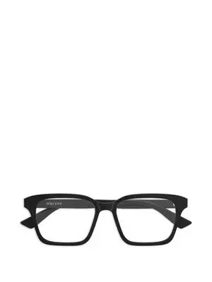 Alexander McQueen Square Frame Eyeglasses - Black