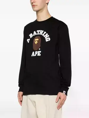 A BATHING APE Long-sleeve Sweatshirt - Black