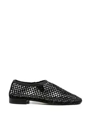 PEDRO MIRALLES Zucaina Crystal-embellished Mesh Pumps