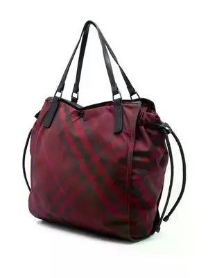 Burberry 2000-2017 Supernova Check Buckleigh Tote Bag