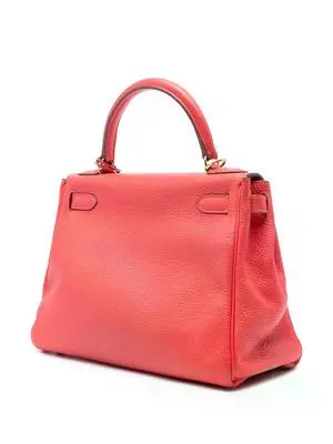 Hermès 2014 Togo Kelly Ii Retourne 28 Satchel - Red