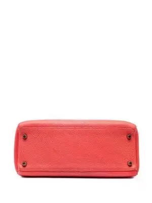 Hermès 2014 Togo Kelly Ii Retourne 28 Satchel - Red