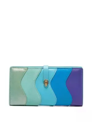 Kurt Geiger Kensington Wavy Leather Wallet - Blue