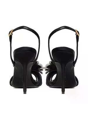 GINISSIMA Julia Heeled Sandals - Black