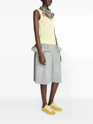 Dries Van Noten Ruffled Loose Shorts