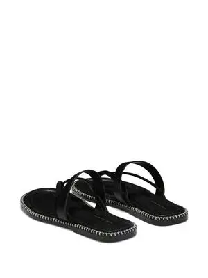 Dries Van Noten Stitched Leather Sandals
