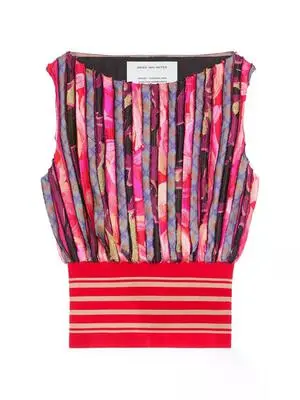 Dries Van Noten Sleeveless Striped Top