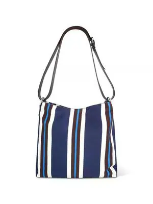 Dries Van Noten Striped Messenger Bag