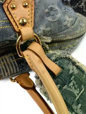 LOUIS VUITTON 2007 Denim Patchwork Handbag