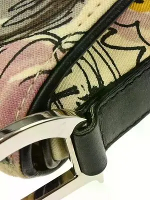 Dior 2005 Abstract-pattern Shoulder Bag - Neutrals