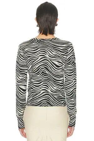 Sprwmn Baby Cashmere Cardigan - Zebra