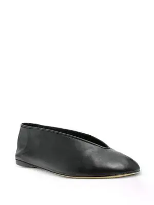 Moschino Leather Ballet Flats