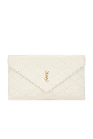 Embossed Logo Designer Clutches