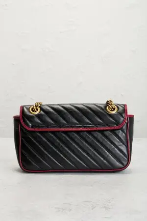 Gucci Gg Marmont Shoulder Bag - Black